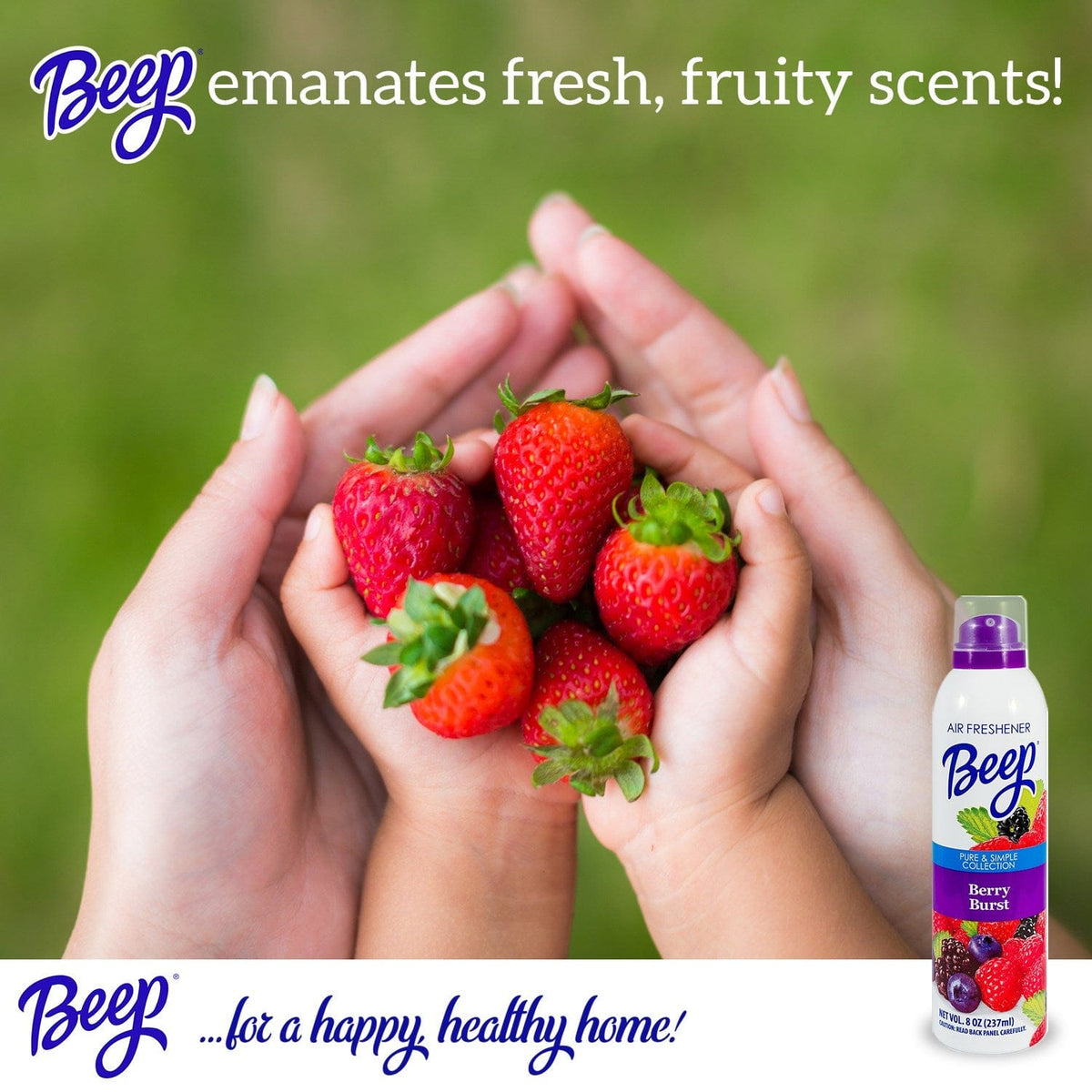 Beep Air Freshener Berry Burst 8oz - 08143335526 – ebuystt