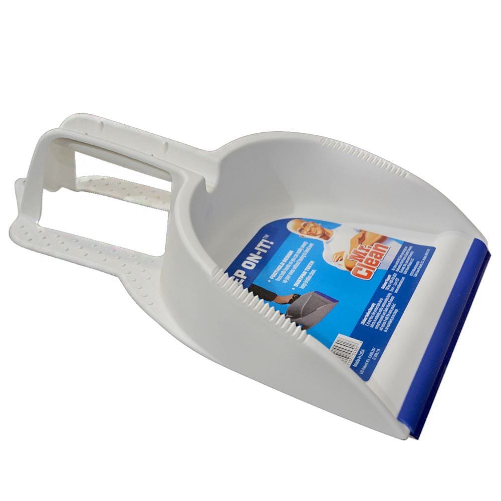 Mr. Clean Small Step-On Dust Pan flexible edge that adjusts to surface ...