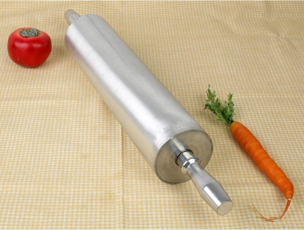 Royal Industries 15 inch Aluminum Rolling Pin Rolling pin features a n ...