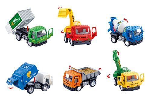 BCD City Builder Vehicle Playset: Comes with six vehicles and fun pack ...