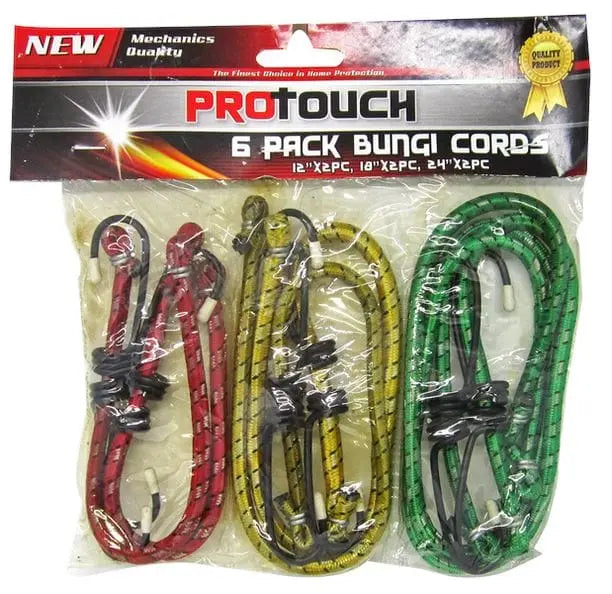 ProTouch Adjustable, 6PC Bungi Cord Set CH81939 – ebuystt