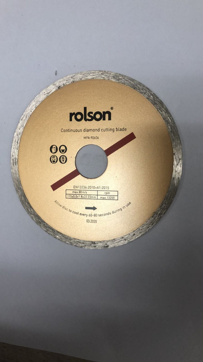ROLSON Tile Cutting Disc 4.5 Inches SEG - ROL24394 – ebuystt