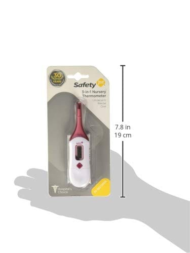 Safety 1st 3 In 1 Nursery Thermometer Raspberry: The 3-in-1 nursery th ...