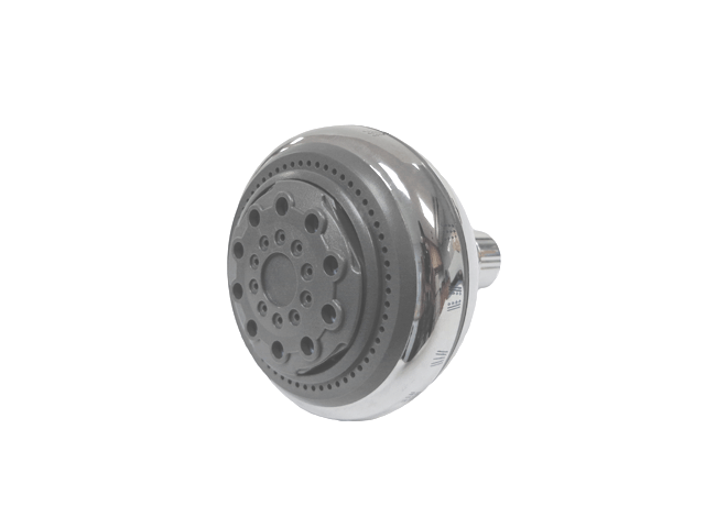 Chrome Plastic 5 Way Shower Head with 3 Distinitive Massaging Shower S ...