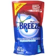 Breeze Multiactive Liquid Laundry Detergent 450ml - eliminates a wide ...