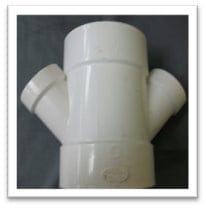 PVC Reducing Cross Wye 4 X 2 DWV – ebuystt